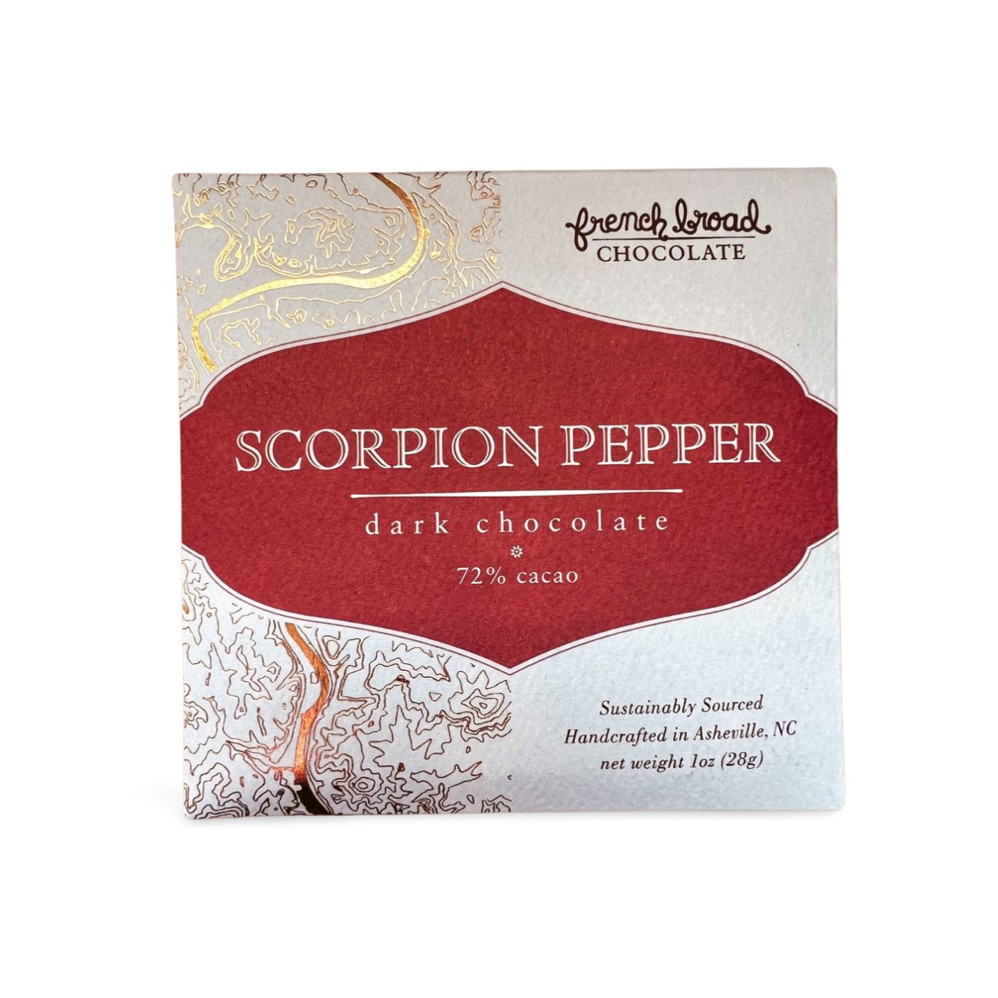 French Broad Scorpion Pepper Dark Chocolate - 28g | South Slope Cheese ...